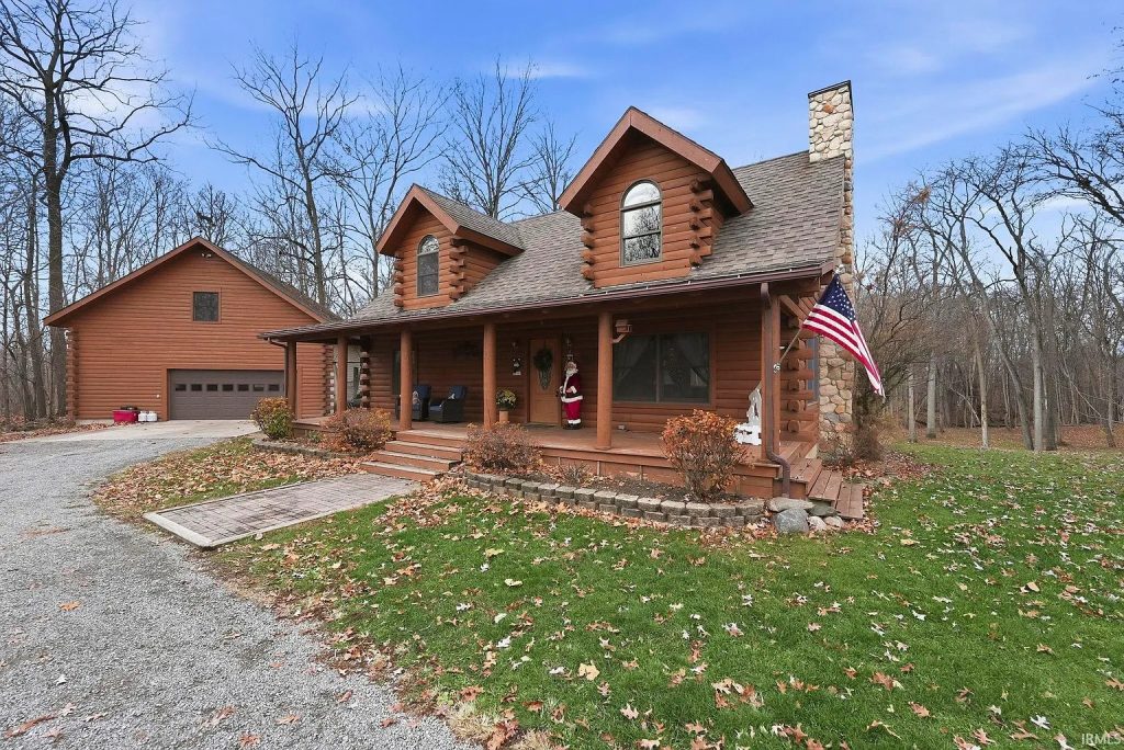 Log Home with 27.65 Acres in Butler, Indiana - WA Online