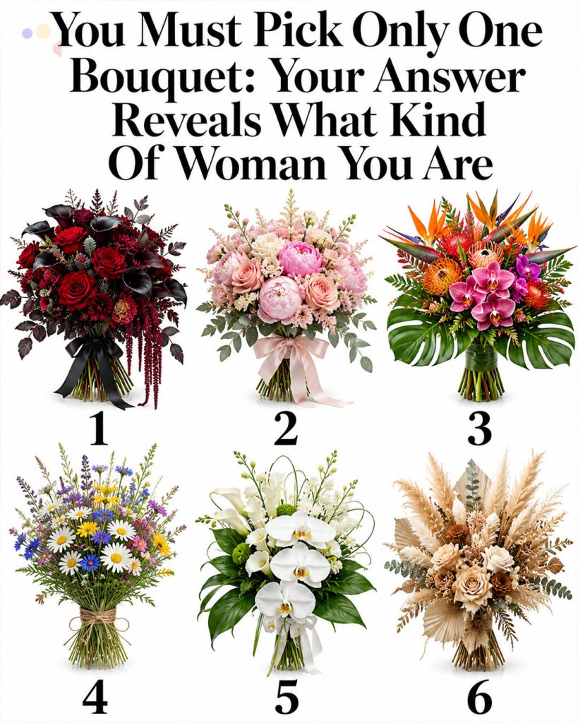 Pick One Bouquet: What Your Choice Reveals About Your Personality - WA ...